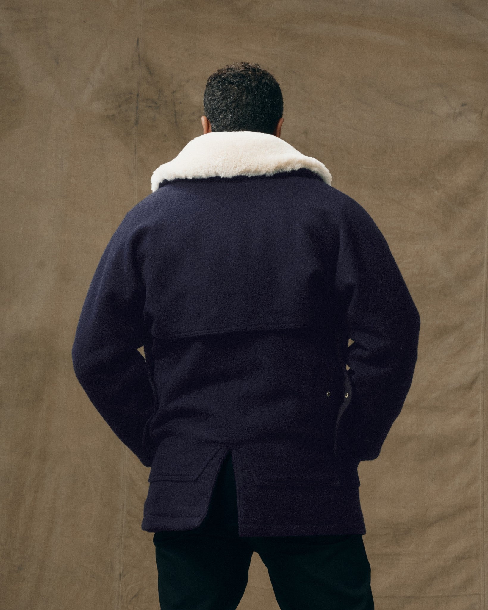 Lined Mackinaw Wool Packer Coat - Dark Navy | Filson