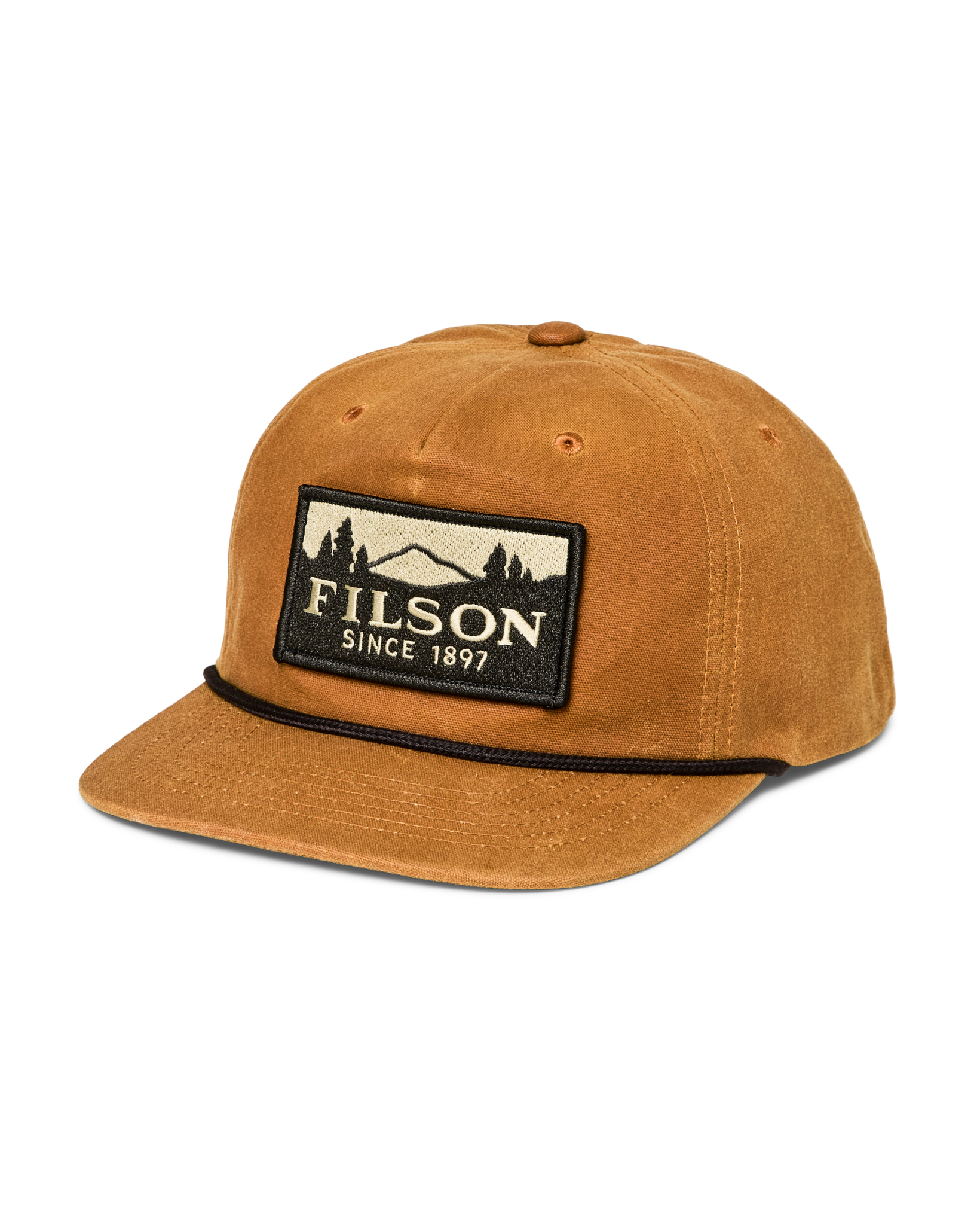 Waxed Trucker Cap - Gold Brown / Scenic | Filson