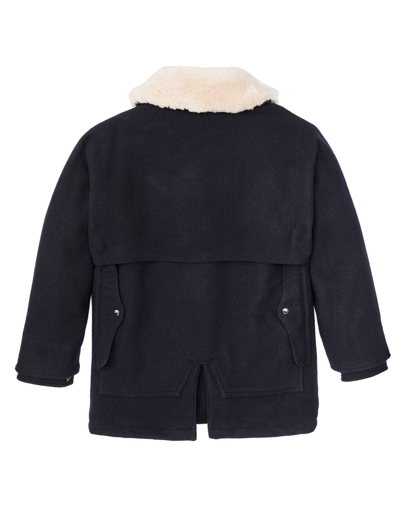 Lined Mackinaw Wool Packer Coat - Dark Navy | Filson
