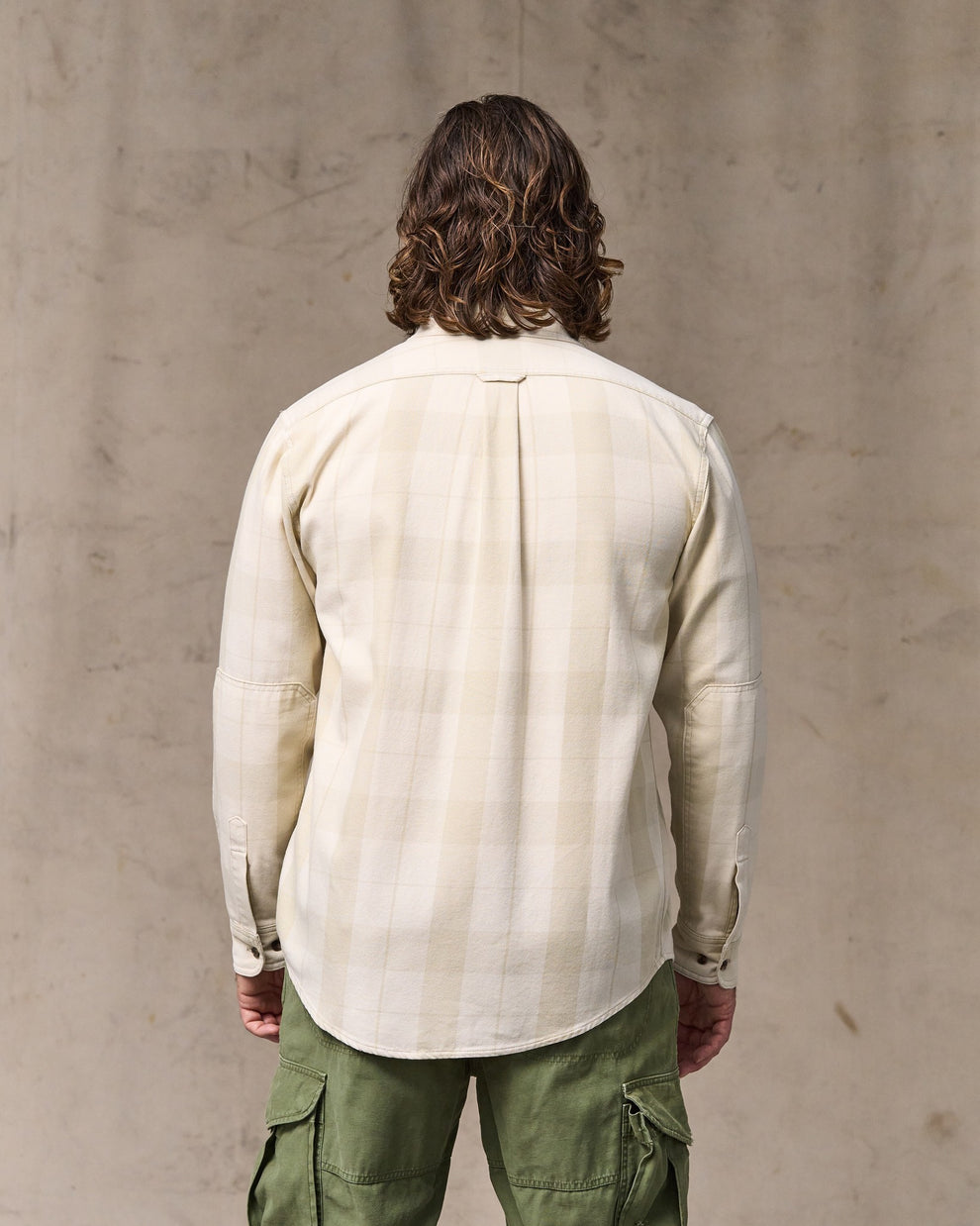 Vintage Wash Alaskan Guide Shirt - Sand / Stone Plaid | Filson