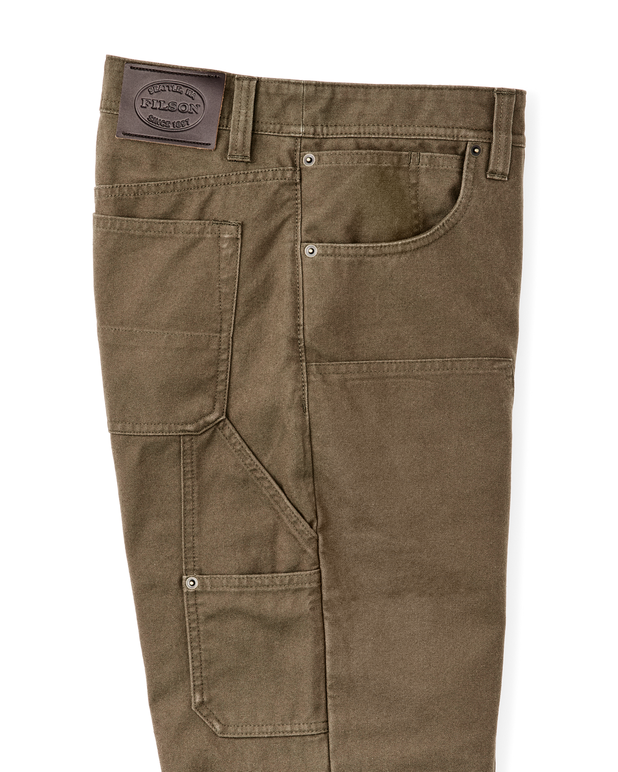Dry Tin Double Front Pants - Marsh Olive | Filson