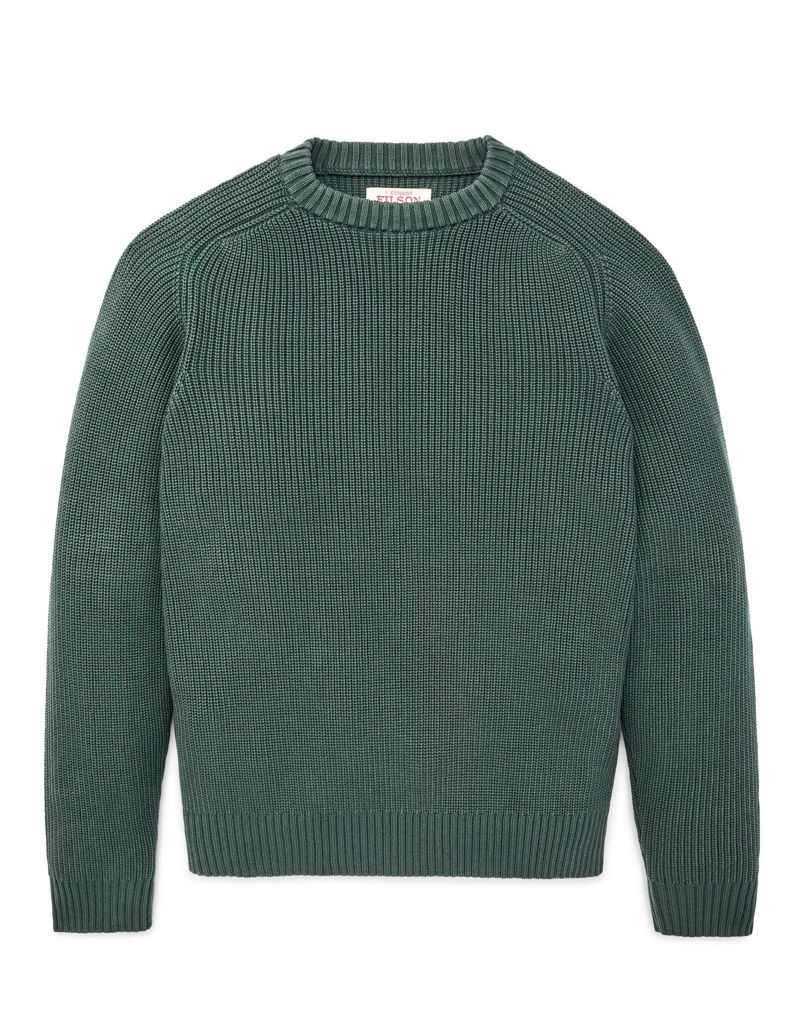 Vintage Cotton Crewneck Sweater - Juniper | Filson