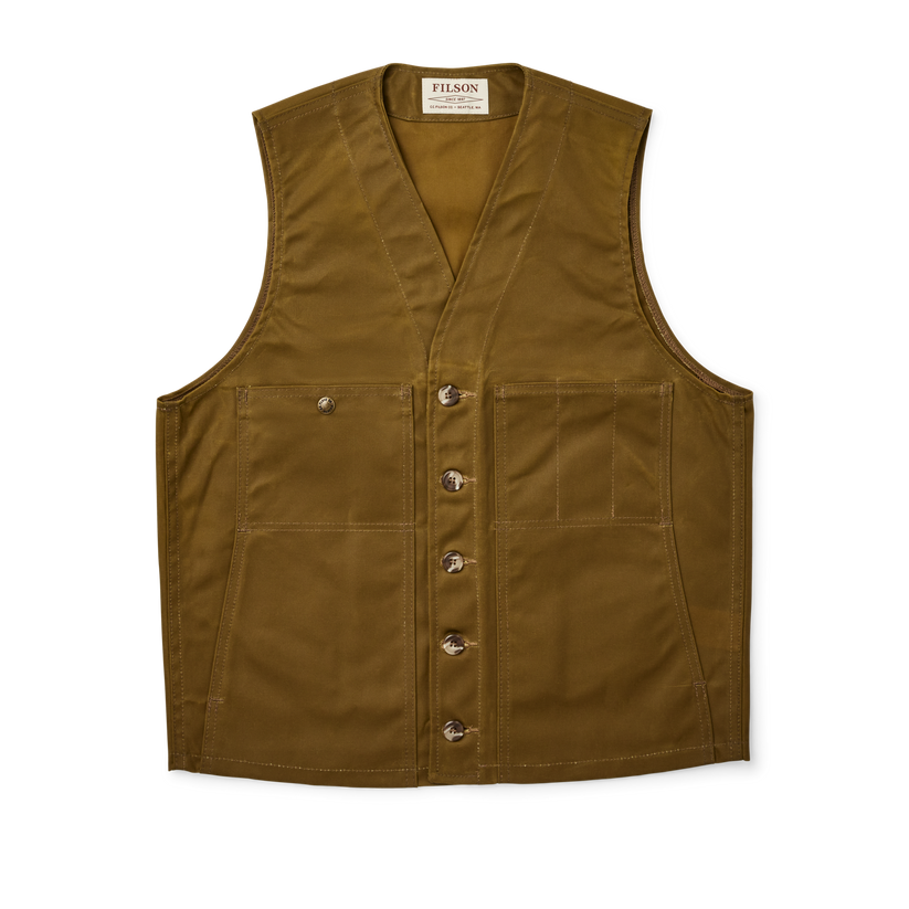 Men's Waxed Canvas Vest | Filson