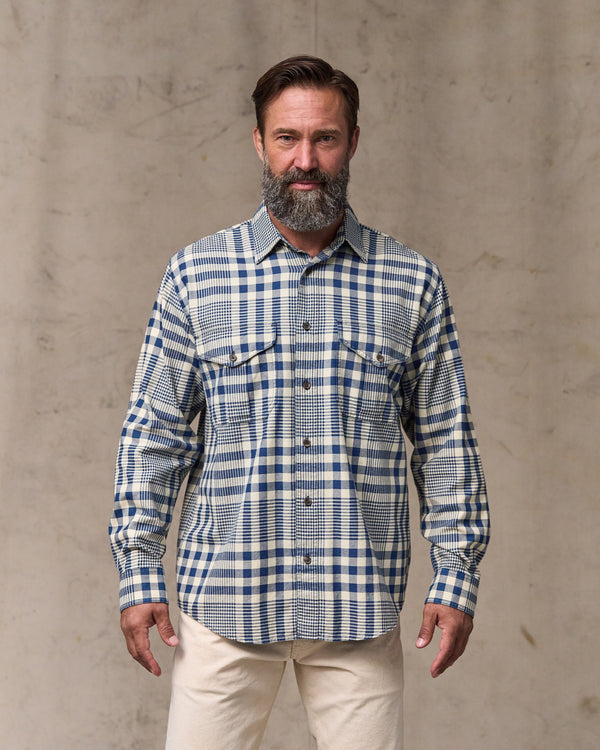 Lightweight Alaskan Guide Shirt - Indigo Multi Plaid | Filson
