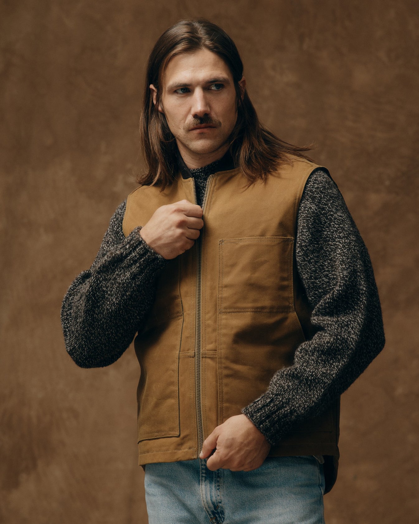 Waxed Canvas Insulated Work Vest | Filson