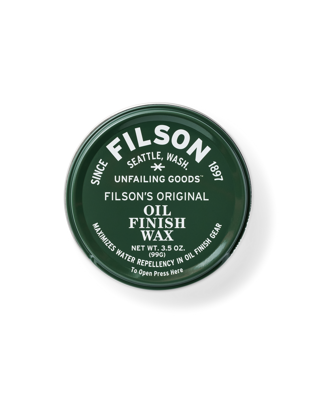 Oil Finish Wax - 3.5 oz - No Color | Filson