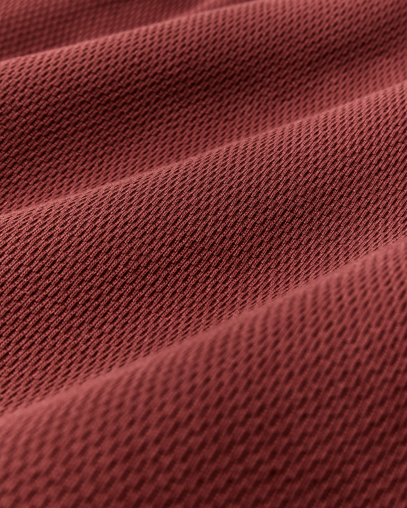 Waffle Knit Thermal Crewneck - Fired Brick | Filson