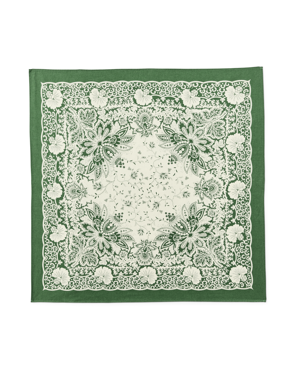 Paisley Bandana - Green | Filson